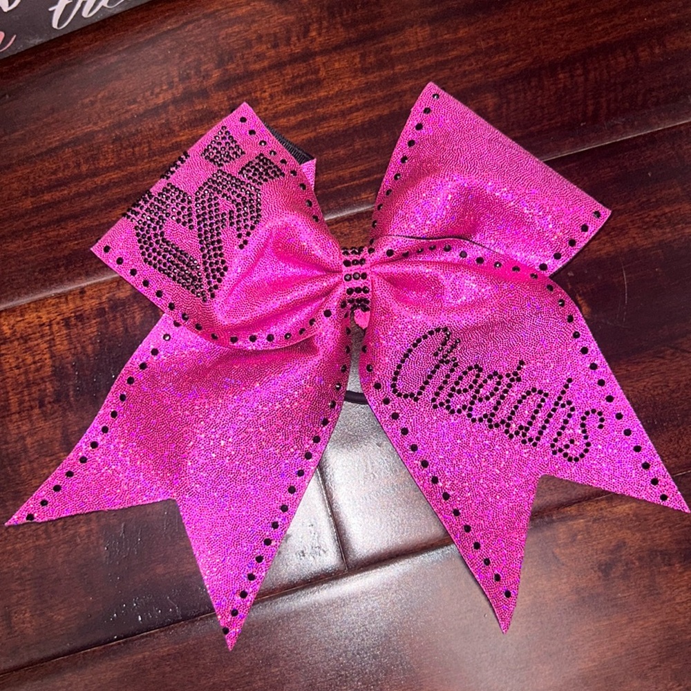 Pink Cheer Athletics Cheetahs Ca Bow - Gem